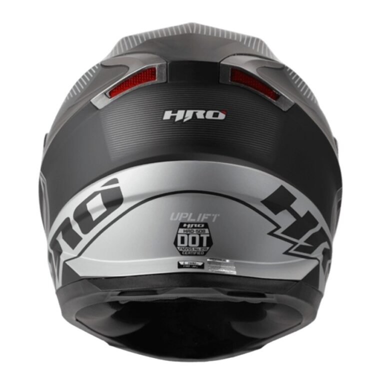 CASCO INTEGRAL HRO 508 DOT UPLIFT NEGRO GRIS MATE – Cascos PB
