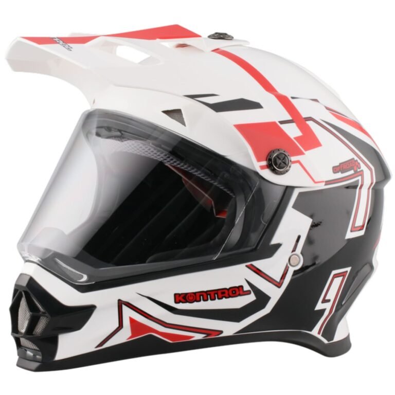 CASCO MULTIPROPOSITO KONTROL 819-6 HUNTER BLANCO BRILLO – Cascos PB