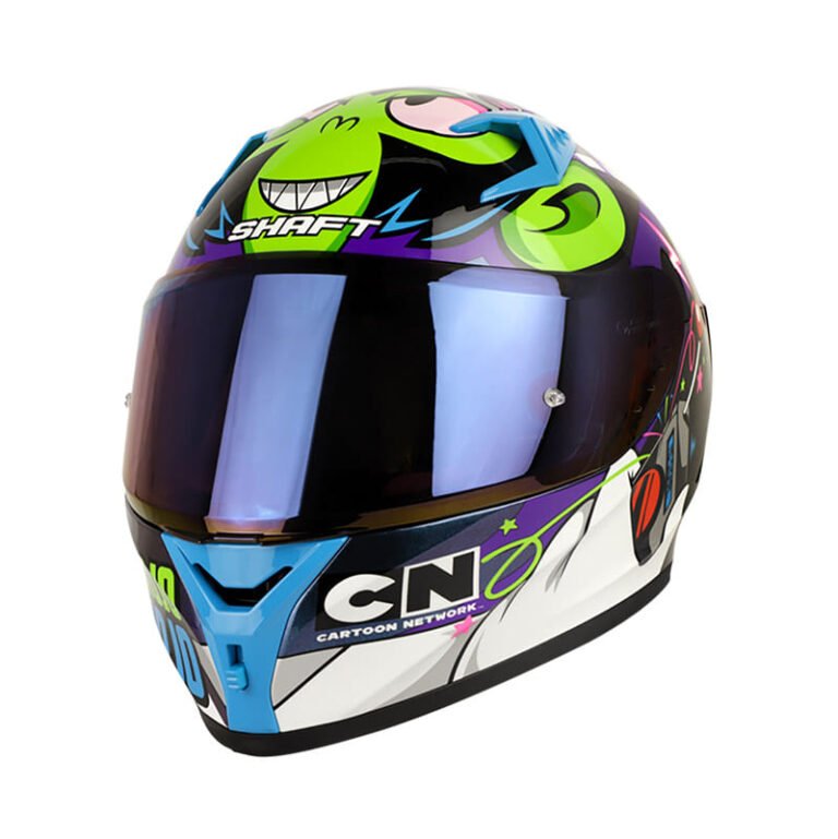 CASCO INTEGRAL SHAFT 526SP EVO JO JOJO VERDE BRILLO VISOR IRIDIUM ...